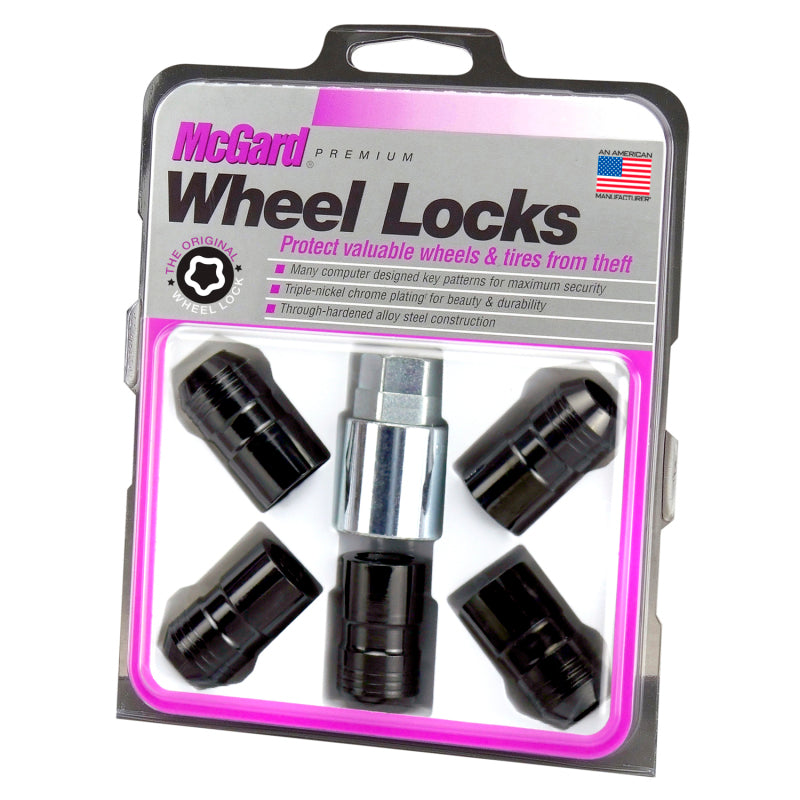 McGard Wheel Lock Nut Set - 5pk. (Cone Seat) M14X1.5 / 22mm Hex / 1.63 ...