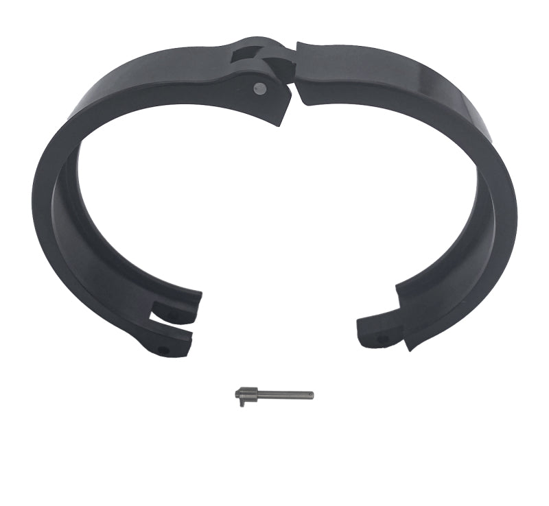 Granatelli 3.5in Dual Seal Clamshell Clamp - Aluminum Black – Black Ops ...
